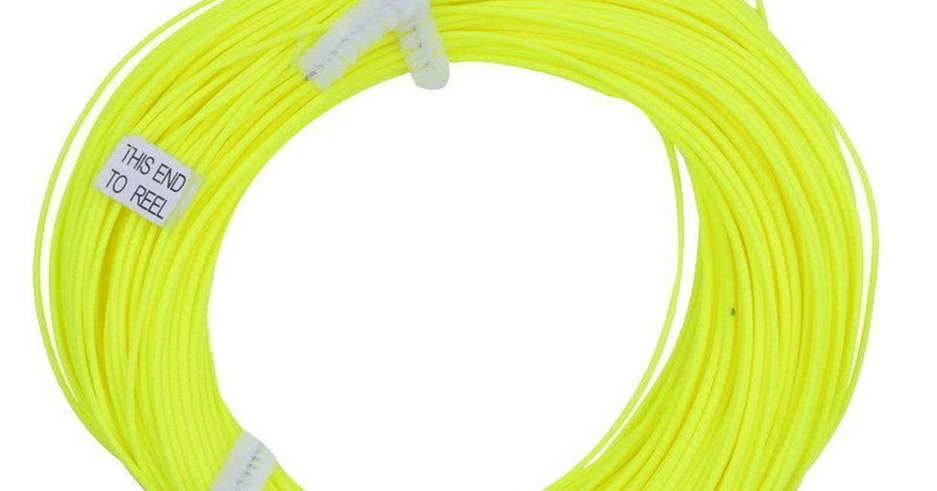 Fliegenschnur, Fly-Line WF-1F bis WF-9F / Fluo Yellow mit 2 welded ...