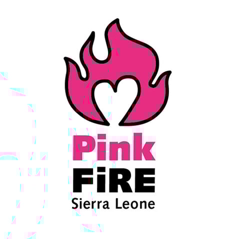 pink fire logo